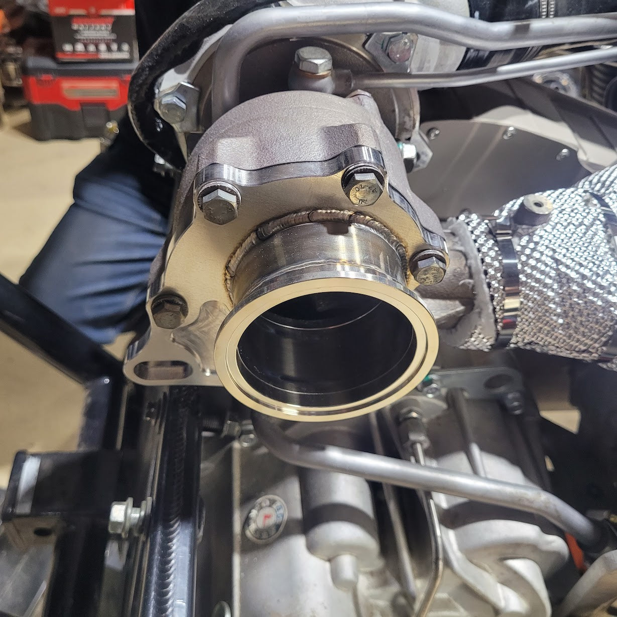 Speed UTV Turbo Flange with 3" V-Band for builders – Hollander Motorsports