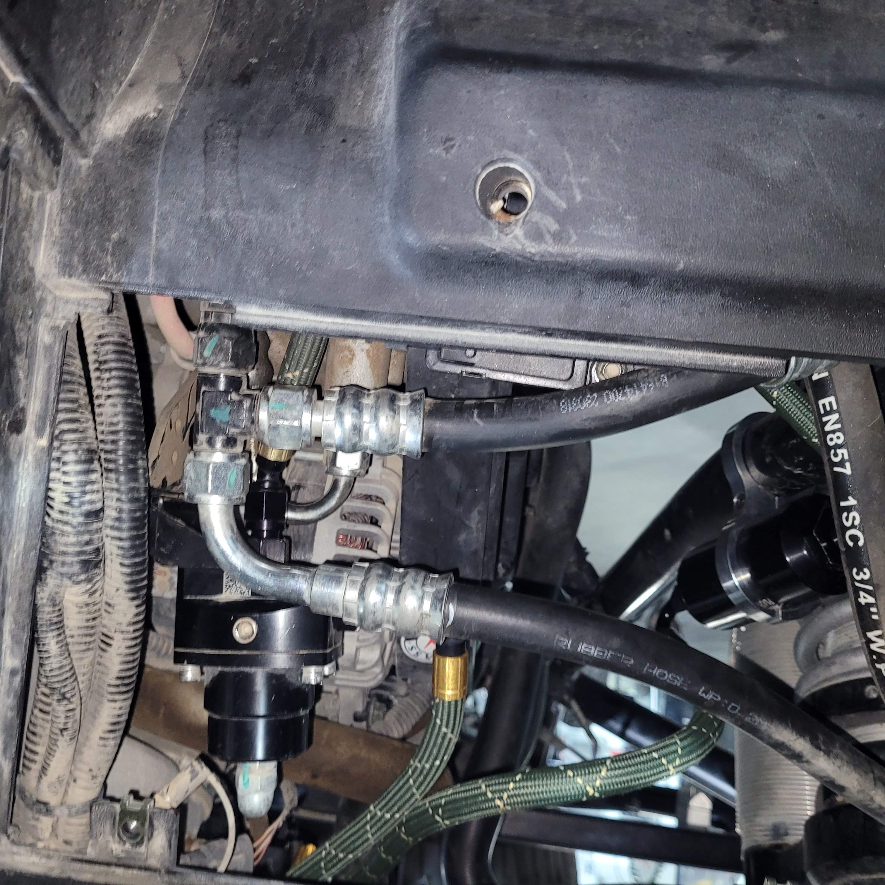 Fuel line and fitting upgrade kit with 10 micron Aeromotive filter ...