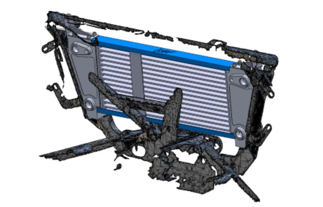 Speed UTV behind grill Oil cooler/Diff cooler upgrade PREORDER ...